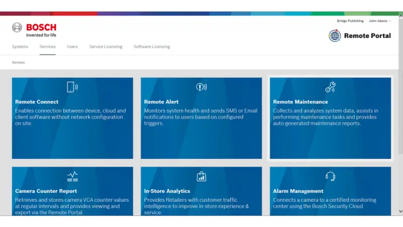 SE&N a évalué Bosch Remote Portal | KEENFINITY Group I France