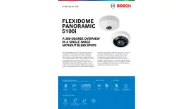 FLEXIDOME panoramic 5100i cameras | KEENFINITY Group I North America