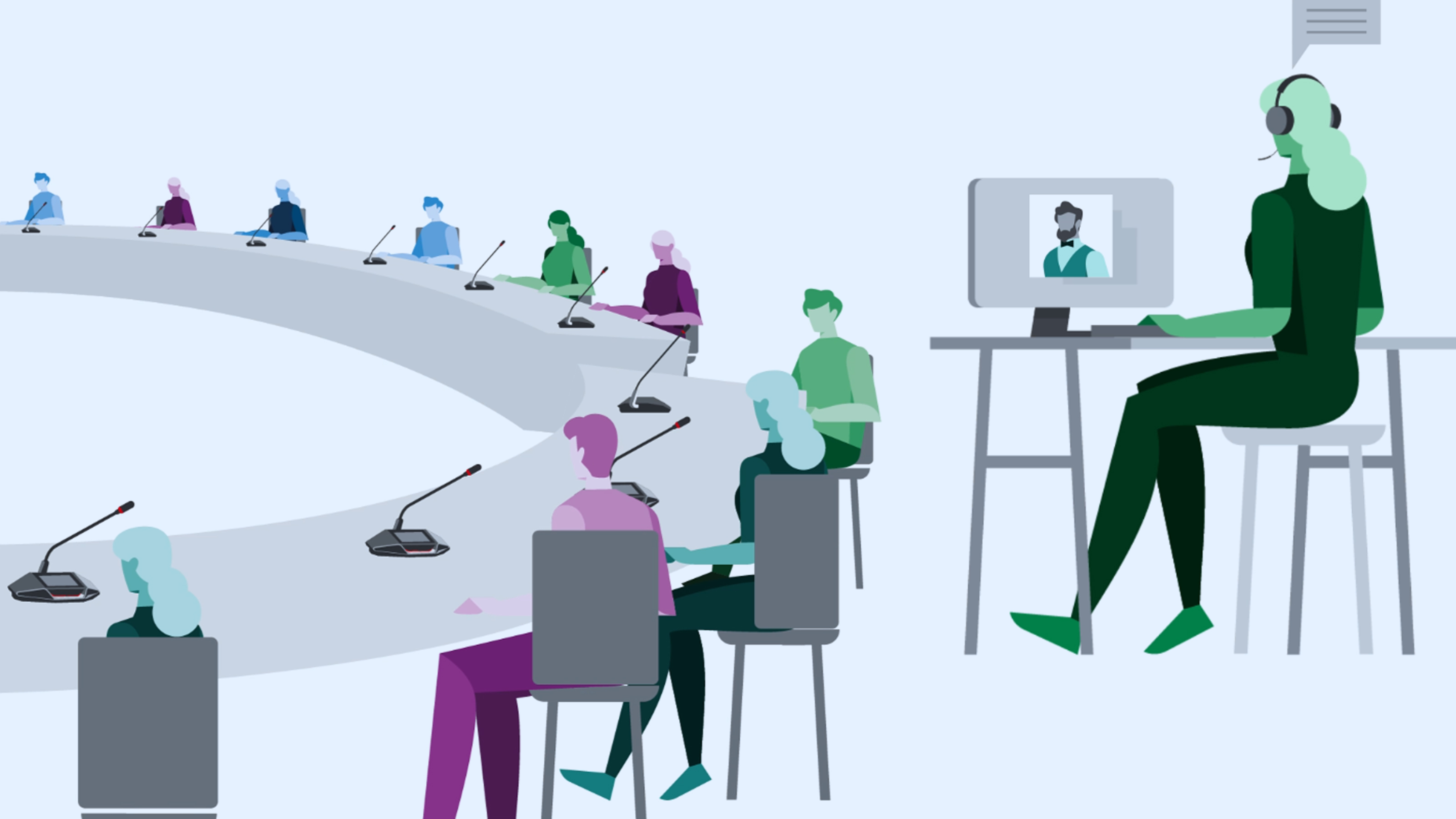 Combining the best of both worlds with DICENTIS Hybrid Meetings ...